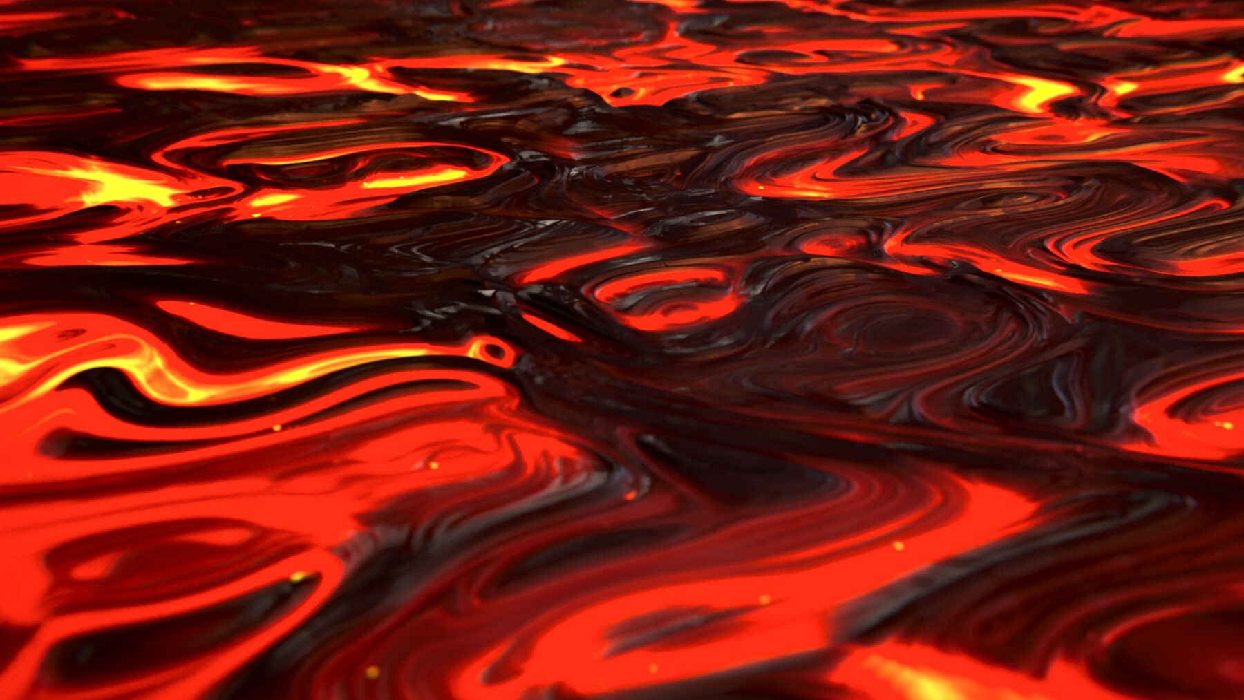 ArtStation - Lava ground stylised / semi - SBSAR / SBS | Resources