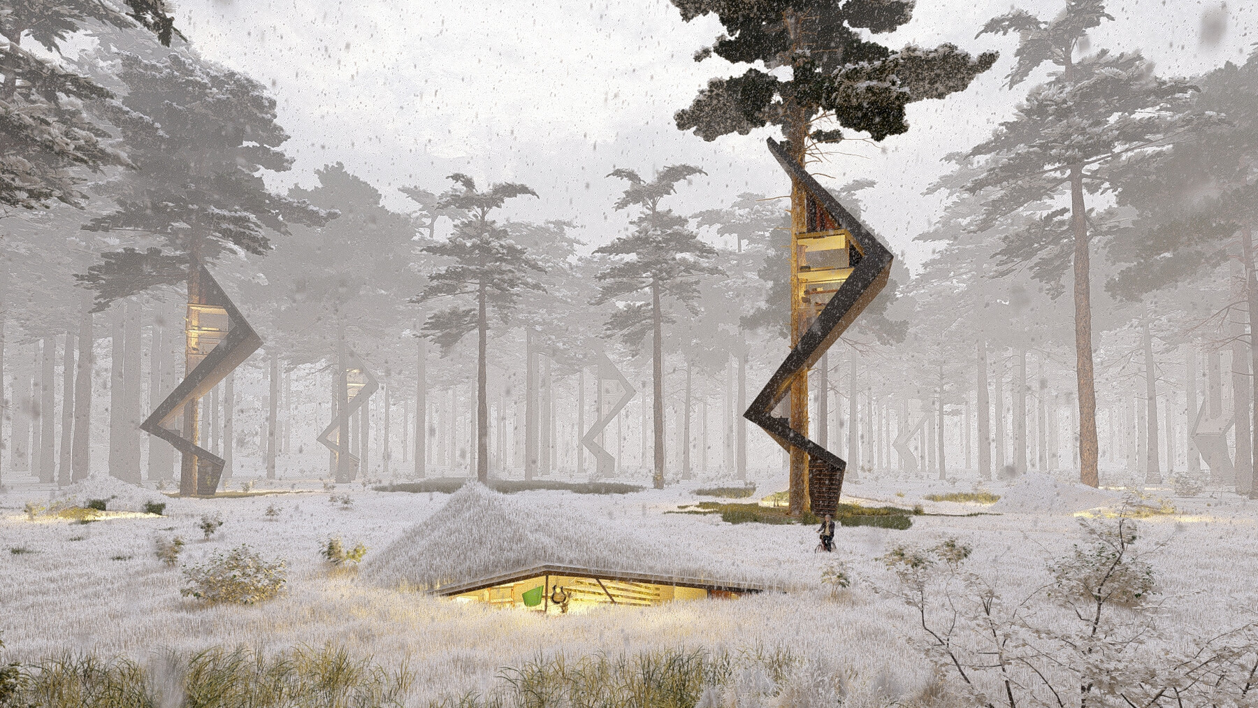 ArtStation - Treehouse in the jungle Animated 4k full project ...