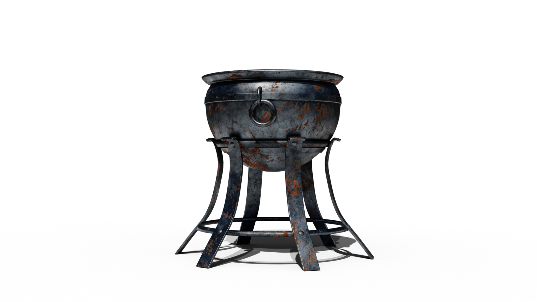 ArtStation - 3D model of Old Metallic Brazier | Resources