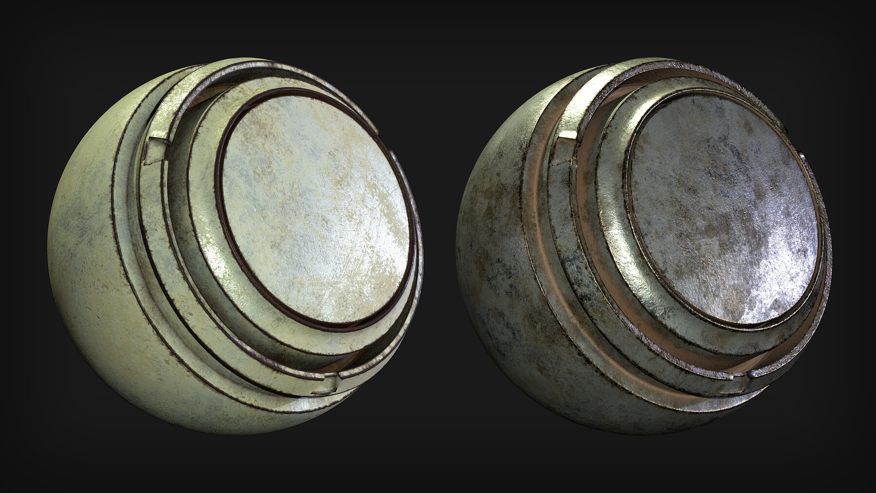 ArtStation - 20 Metal Smart Materials - Substance 3D Painter | Game Assets