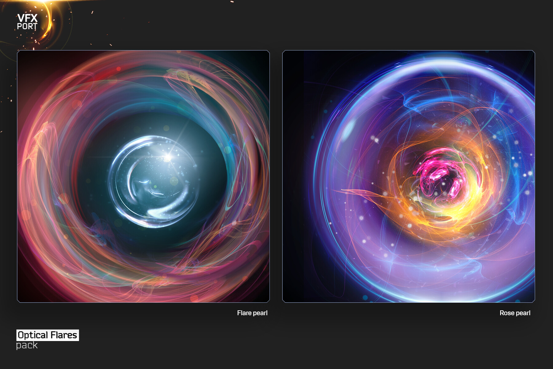 ArtStation - 15 Optical Flares Pack | Resources