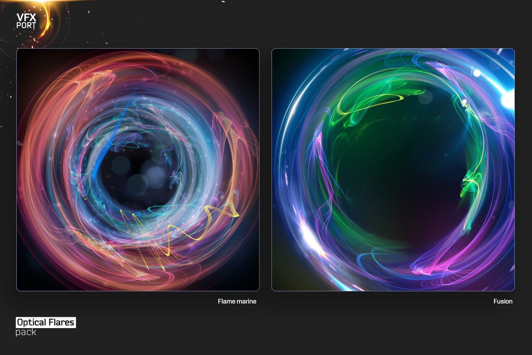 ArtStation - 15 Optical Flares Pack | Resources
