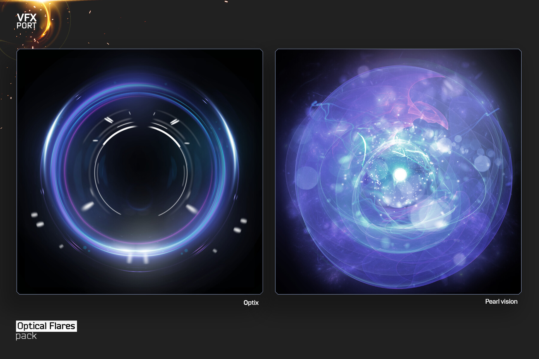 ArtStation - 15 Optical Flares Pack | Resources