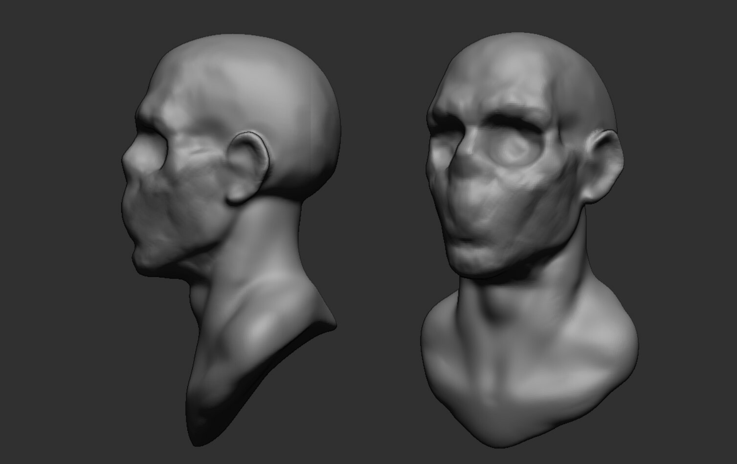 ArtStation - Head Male base Mesh | Resources