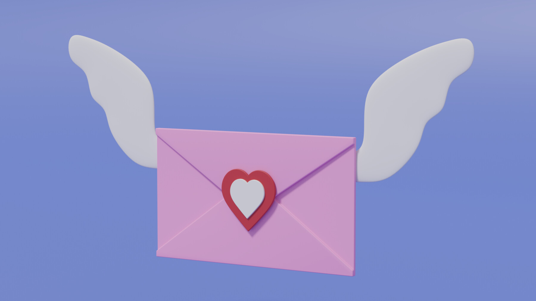 ArtStation - Cartoon Flying Envelope With Wings 3D model | Resources