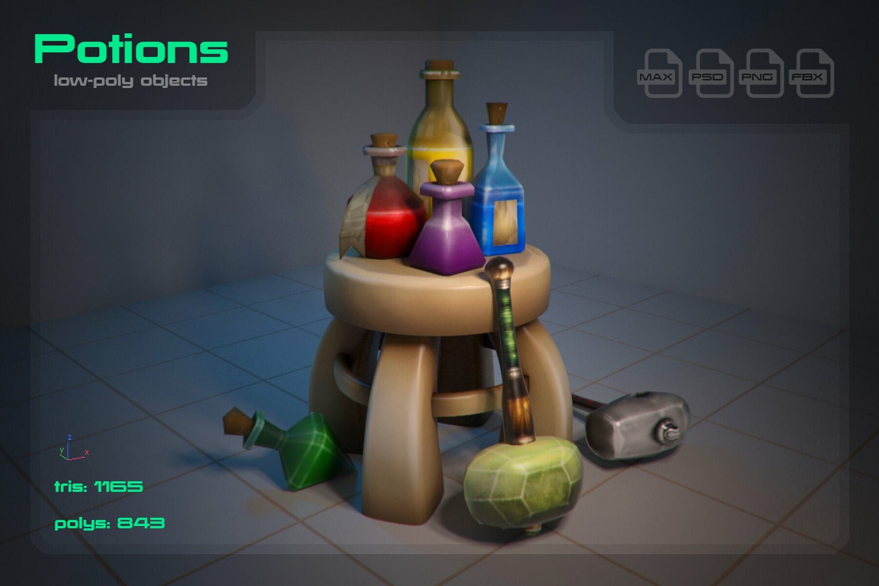 ArtStation - Potions | Game Assets