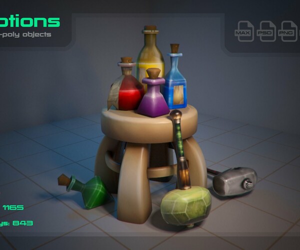 ArtStation - Potions | Game Assets