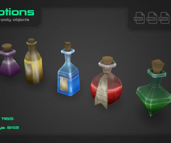 ArtStation - Potions | Game Assets