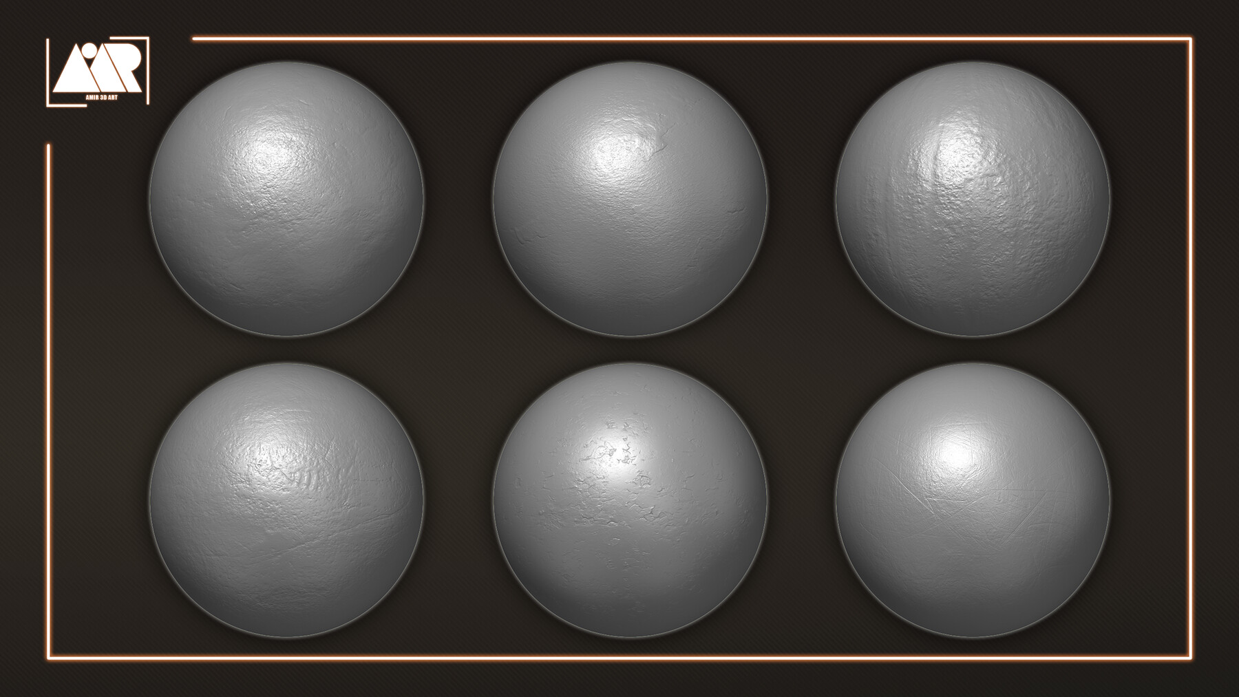 ArtStation - 30 Metal Alphas (Seamless and Tileable - Vol 01) | Brushes