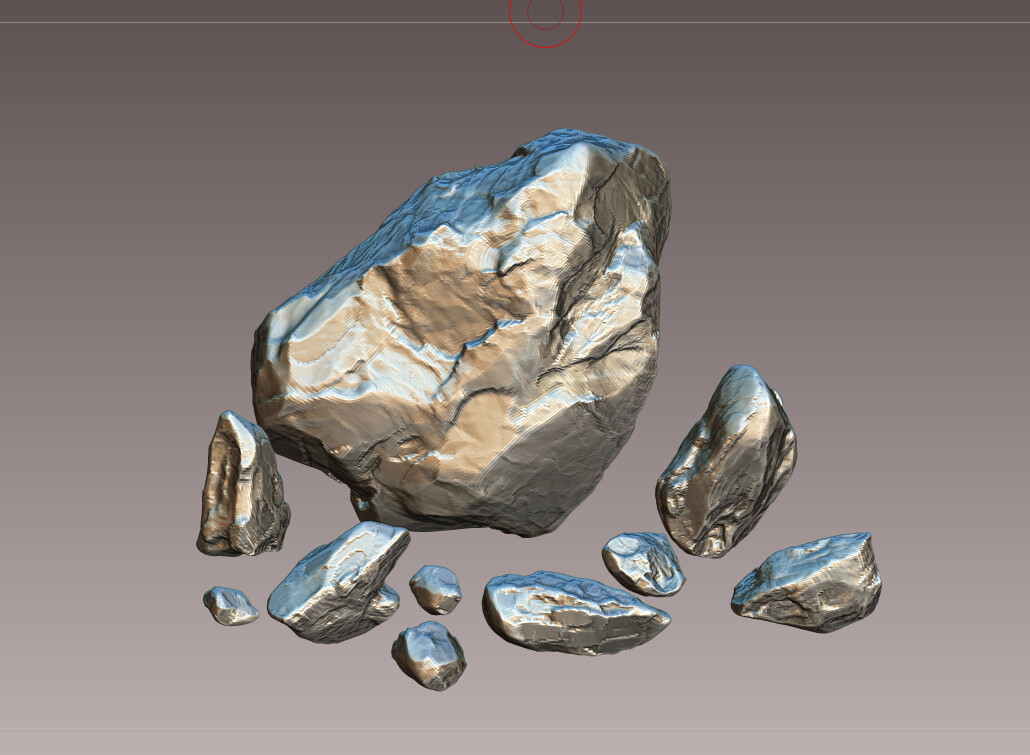 ArtStation - CG rock rock mountain model download, scene stone ...
