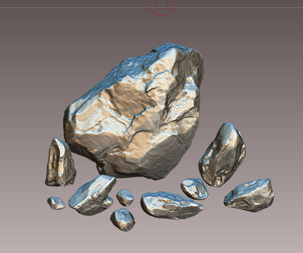 ArtStation - CG rock rock mountain model download, scene stone ...