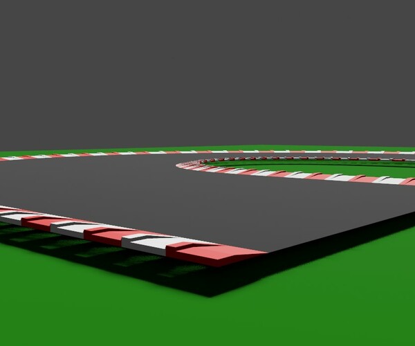 ArtStation - Race Track Configurable - Chicane - Pista de Corrida Low ...