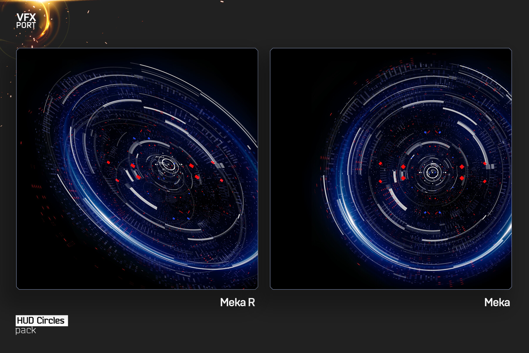 ArtStation - 20 HUD Circle Pack | Game Assets