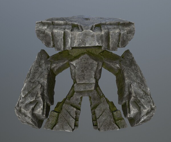 ArtStation - rock monster | Game Assets