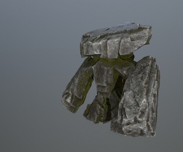 ArtStation - rock monster | Game Assets