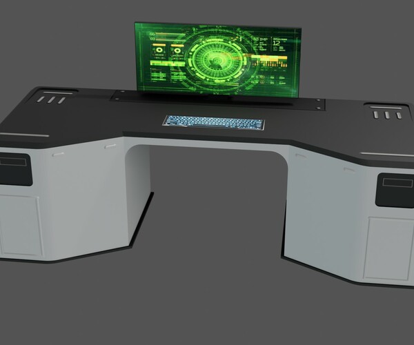 ArtStation - Sci-Fi Lab Table - Low poly - PBR - Game ready | Game Assets