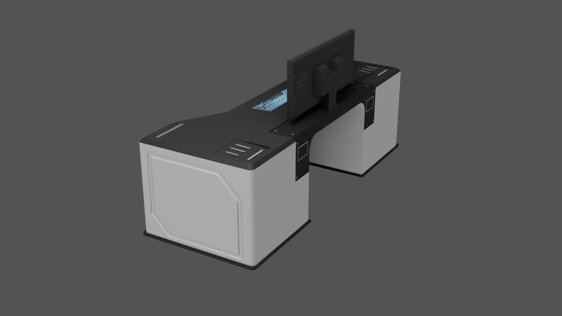 ArtStation - Sci-Fi Lab Table - Low poly - PBR - Game ready | Game Assets