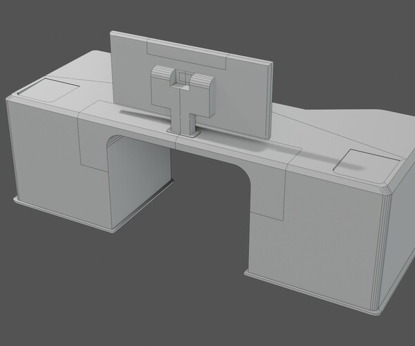 ArtStation - Sci-Fi Lab Table - Low poly - PBR - Game ready | Game Assets