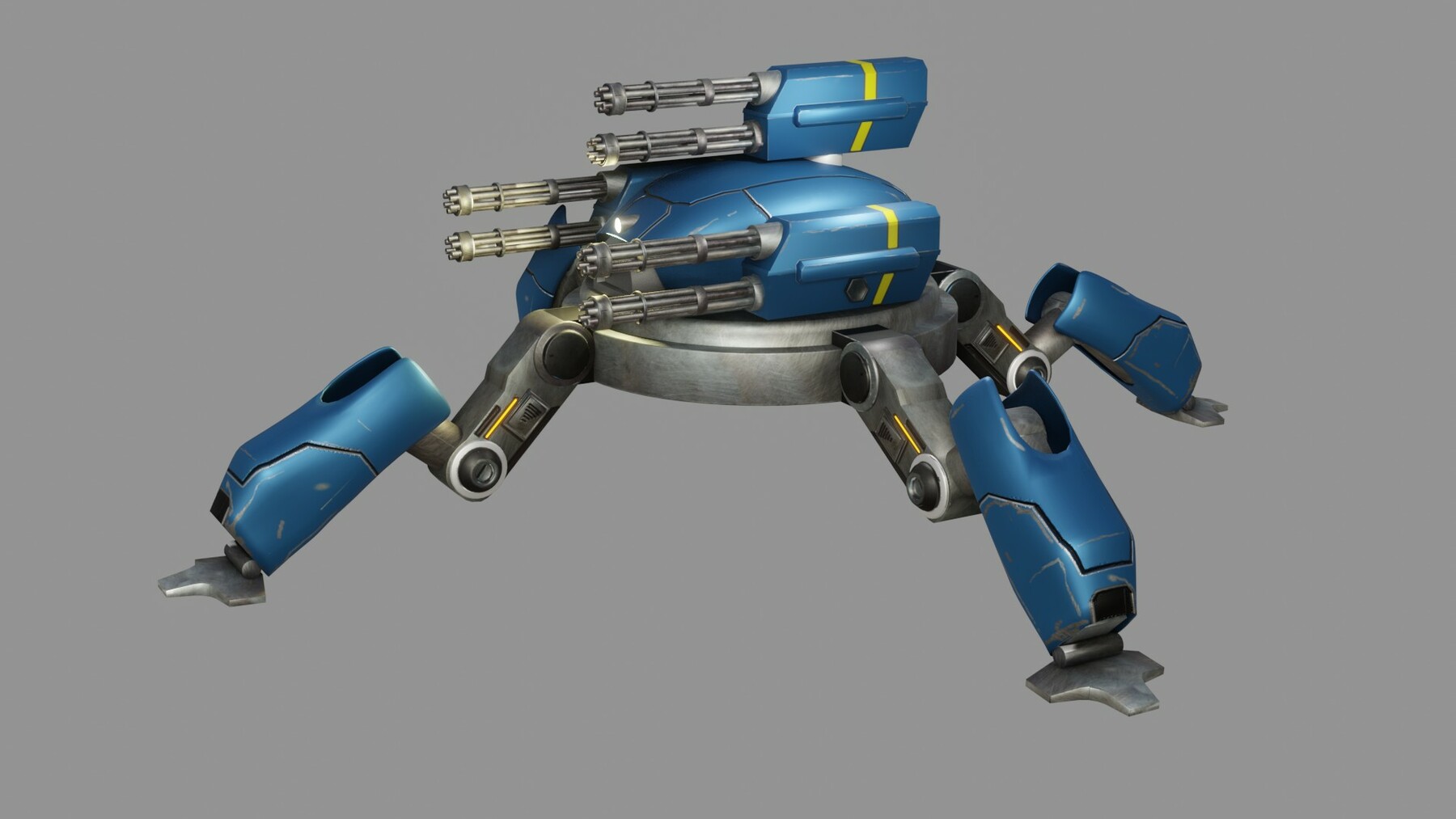 ArtStation - Sci Fi Quad Bot - Low Poly - Game Ready - PBR | Game Assets