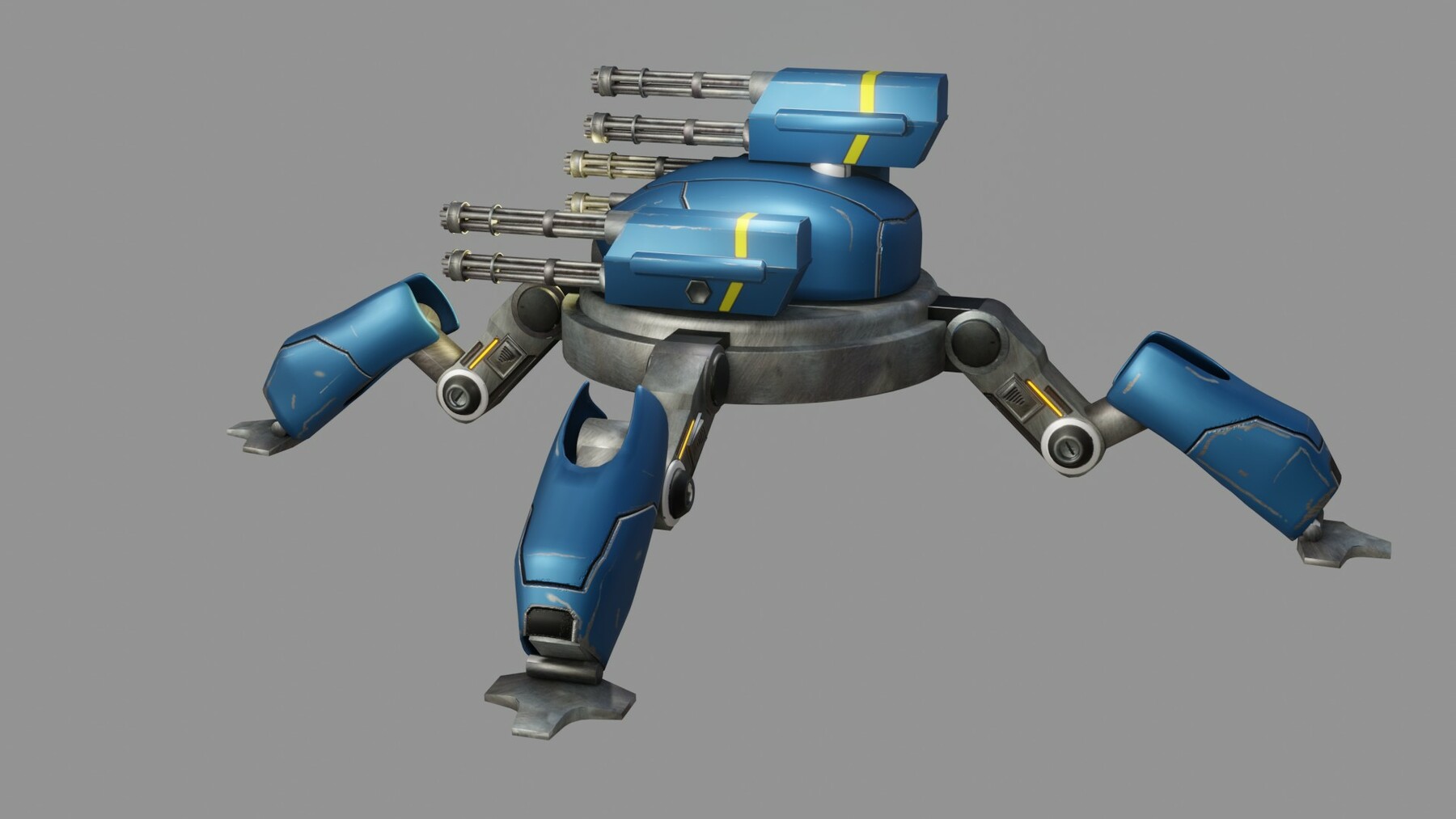 ArtStation - Sci Fi Quad Bot - Low Poly - Game Ready - PBR | Game Assets