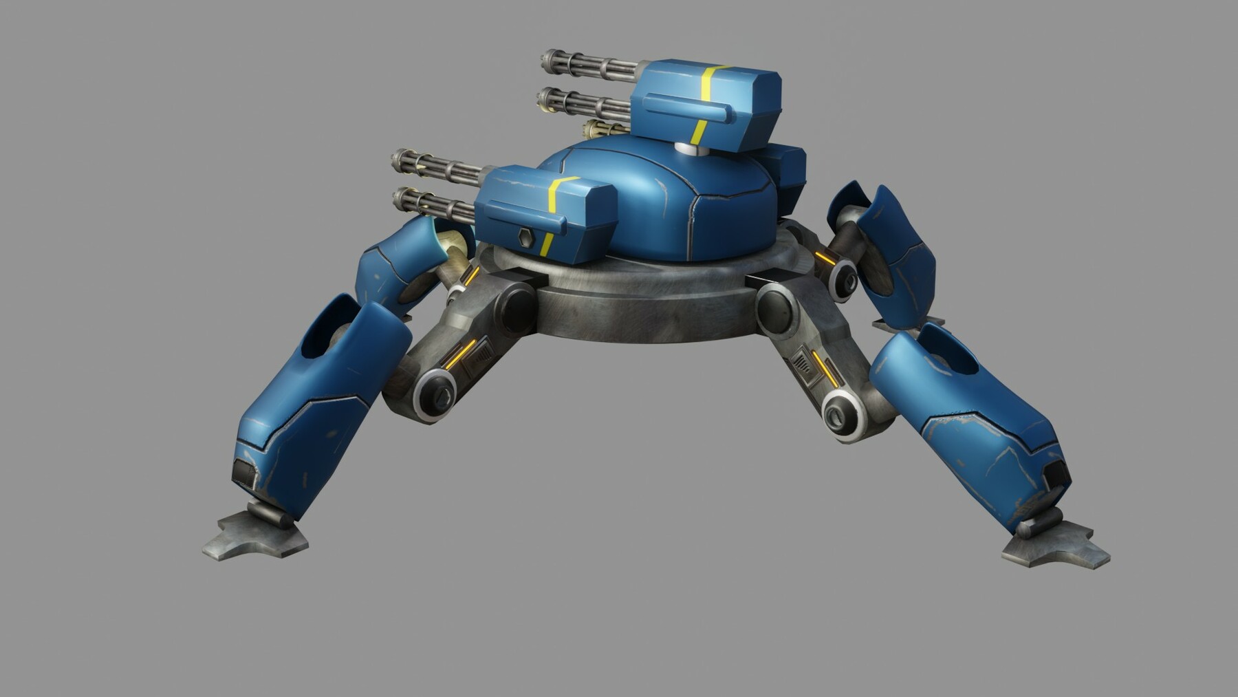 ArtStation - Sci Fi Quad Bot - Low Poly - Game Ready - PBR | Game Assets