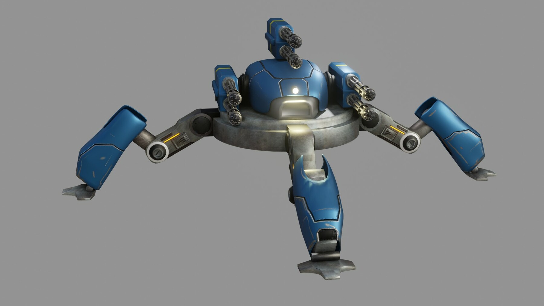 ArtStation - Sci Fi Quad Bot - Low Poly - Game Ready - PBR | Game Assets