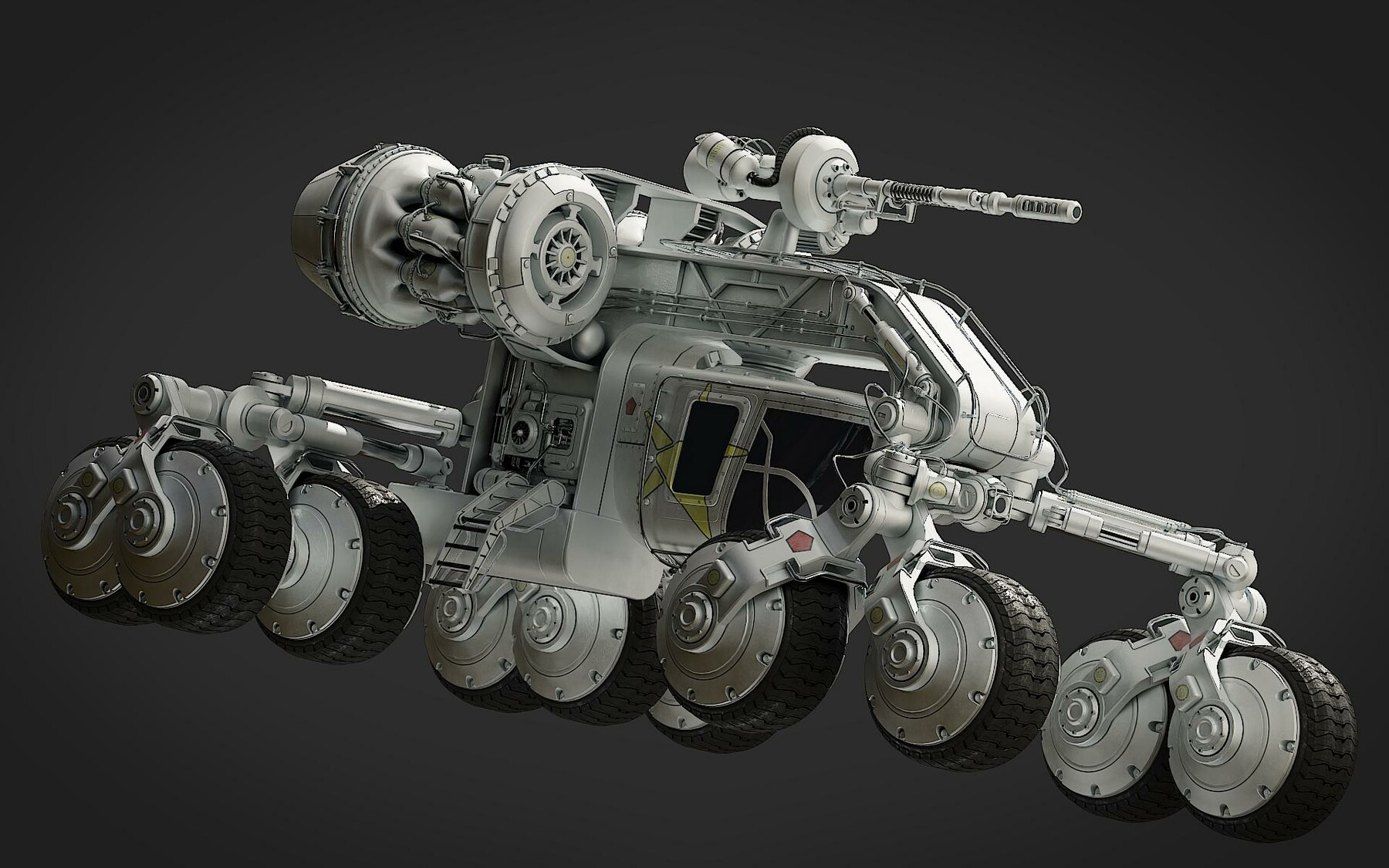 ArtStation - Scifi Rover | Resources