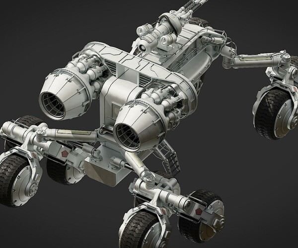 ArtStation - Scifi Rover | Resources