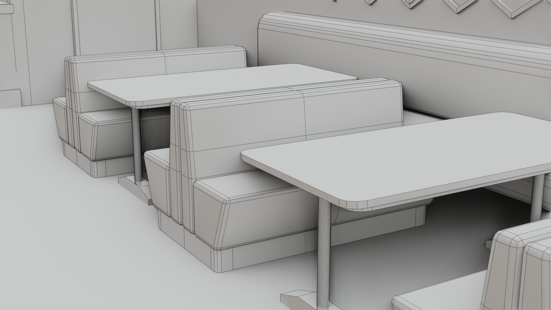 ArtStation - Restaurant Interior - Low Poly - Game Ready - PBR | Game ...