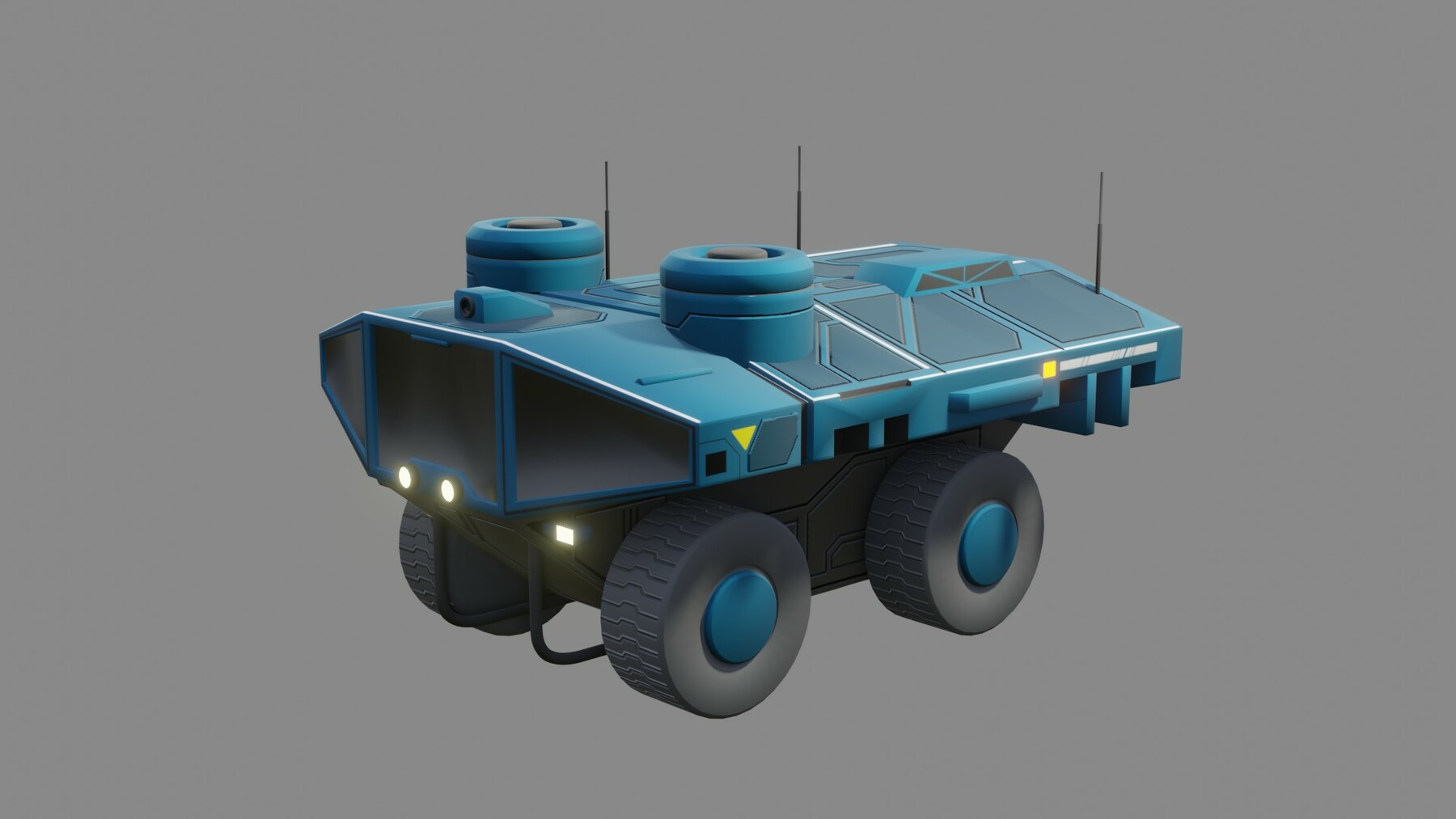 ArtStation - Sci-Fi Rover - Low Poly - Game Ready - PBR | Game Assets
