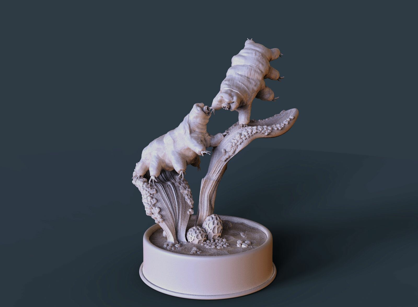 ArtStation - 3D Printable Moss Piglets STL, OBJ , Zbrush | Resources