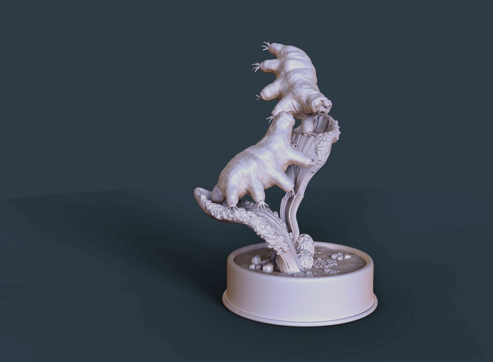 ArtStation - 3D Printable Moss Piglets STL, OBJ , Zbrush | Resources