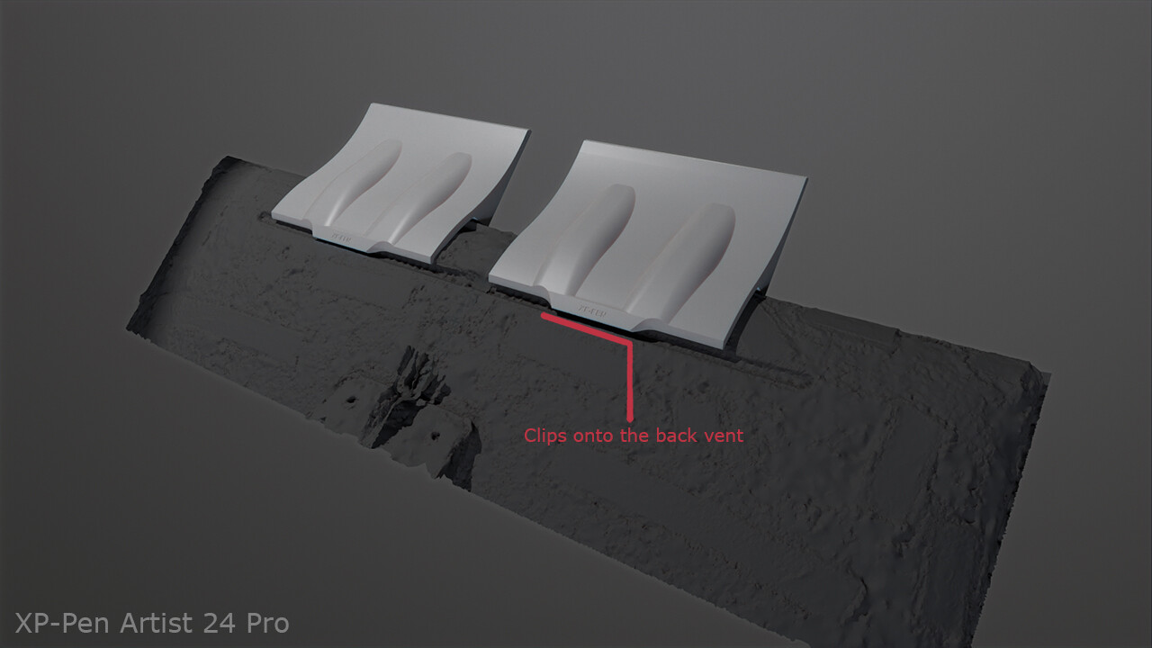 ArtStation - 3D Print: XP-Pen Artist 24 Pro Keyboard mount | Resources