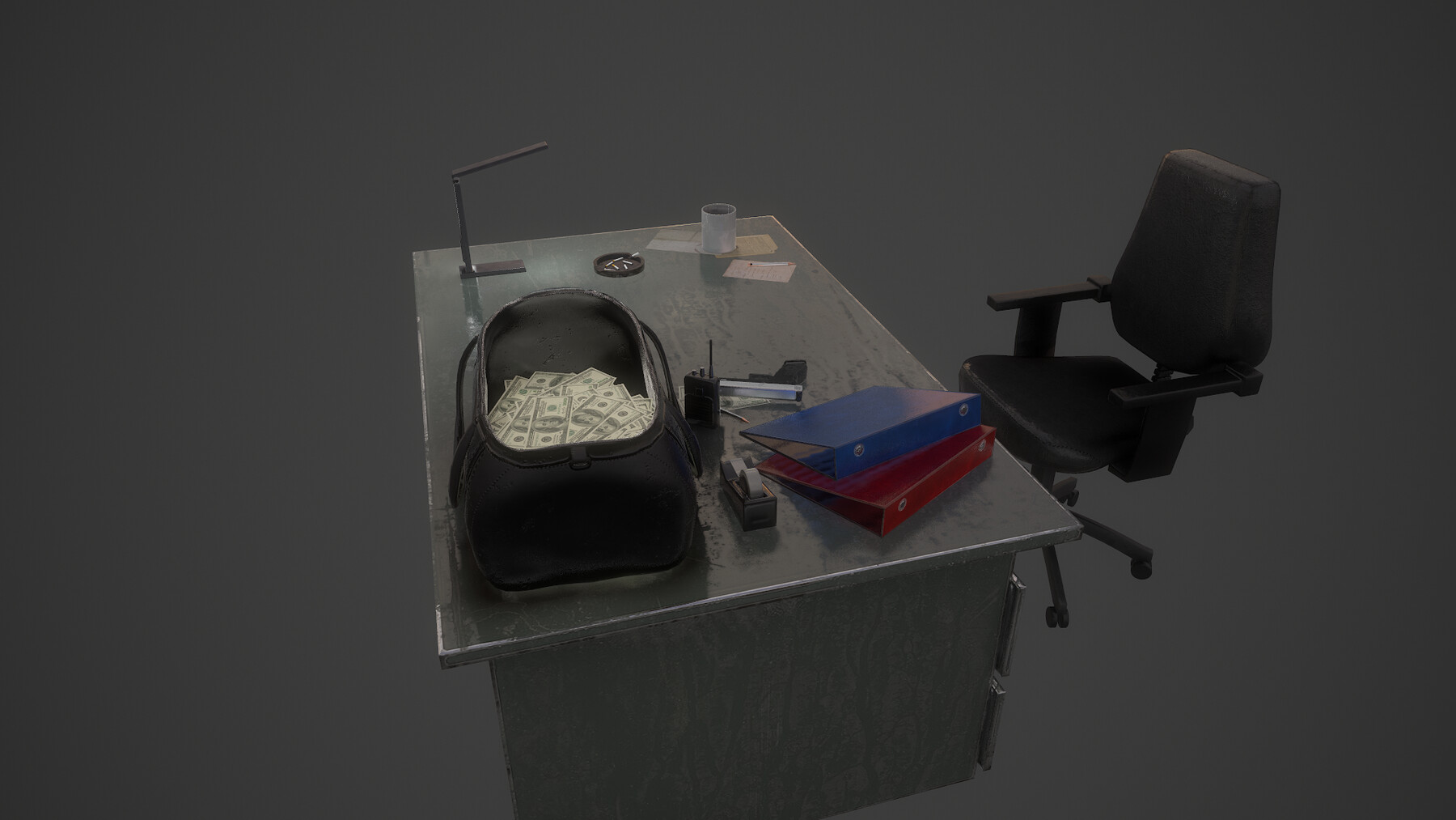 ArtStation - Police Desk Pack | Game Assets