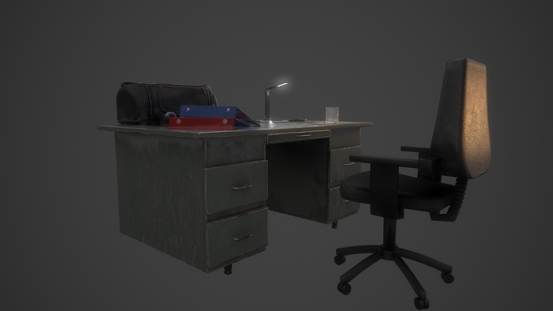 ArtStation - Police Desk Pack | Game Assets