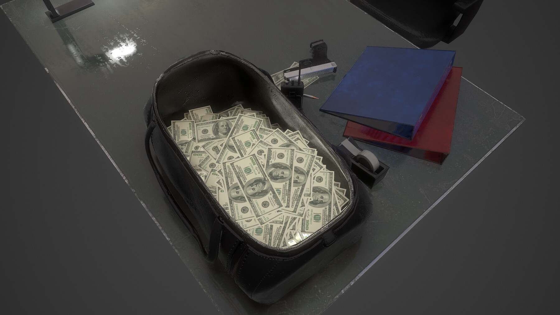 ArtStation - Police Desk Pack | Game Assets