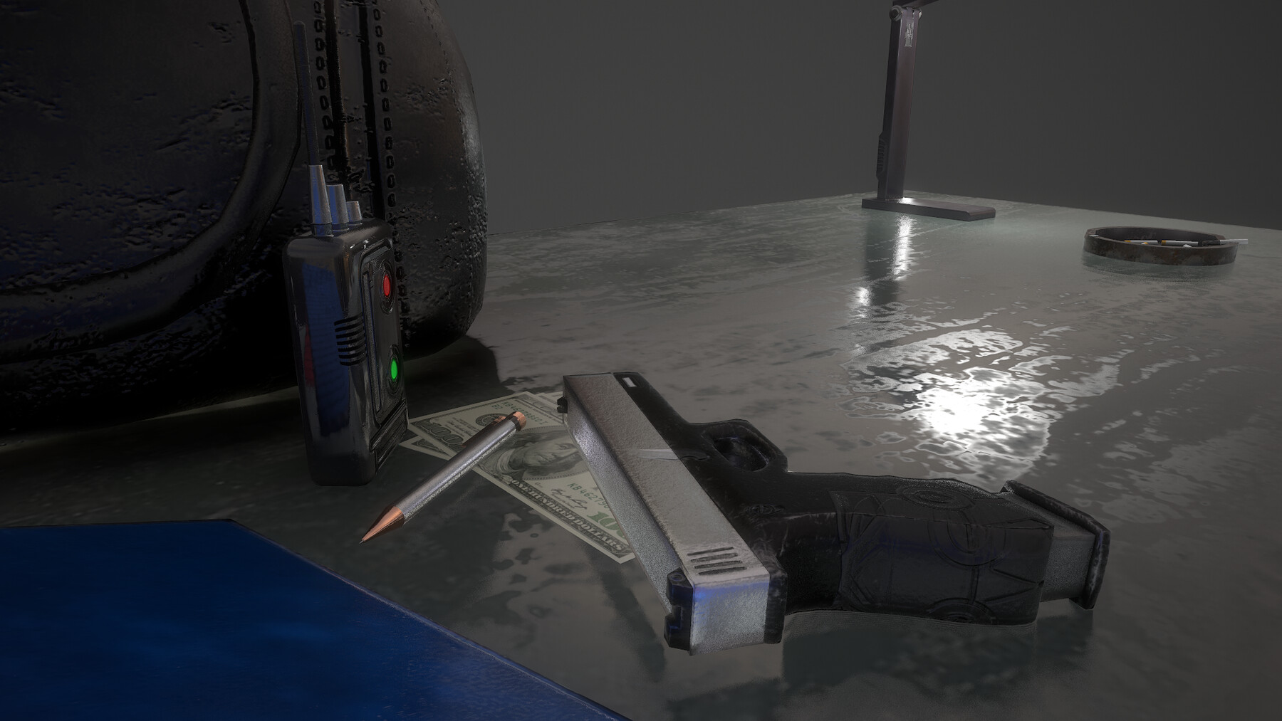 ArtStation - Police Desk Pack | Game Assets