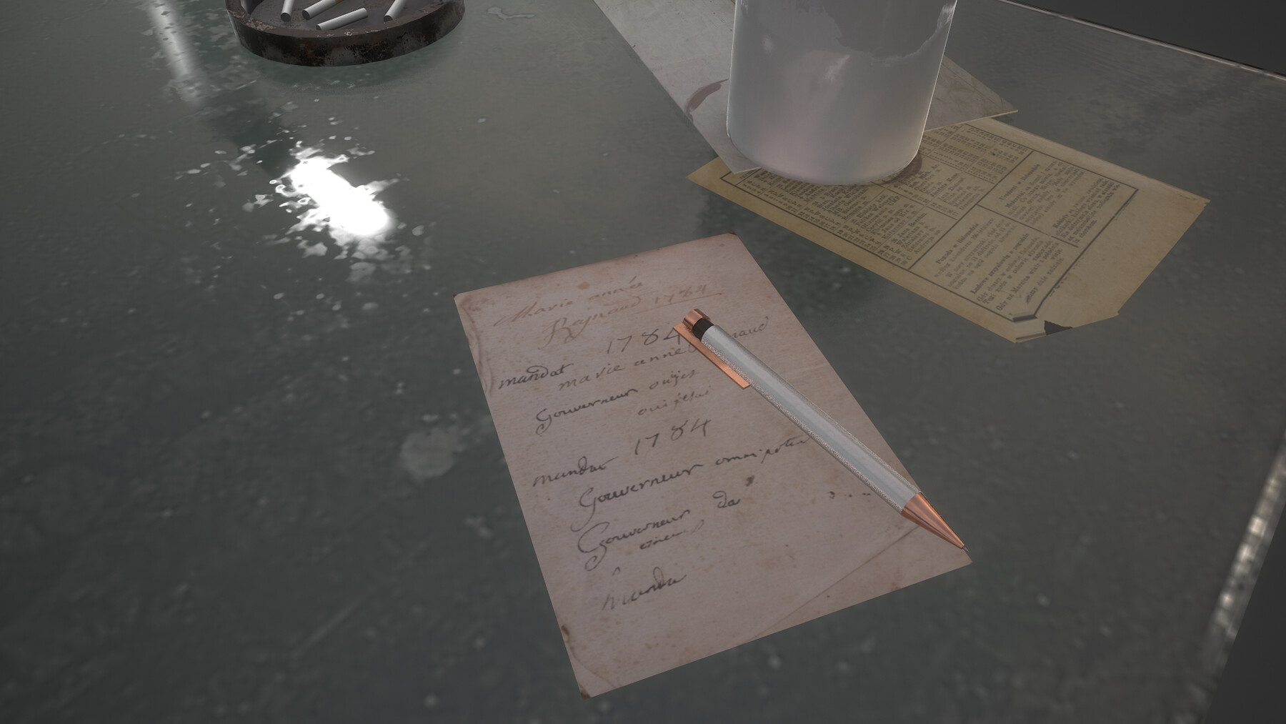 ArtStation - Police Desk Pack | Game Assets