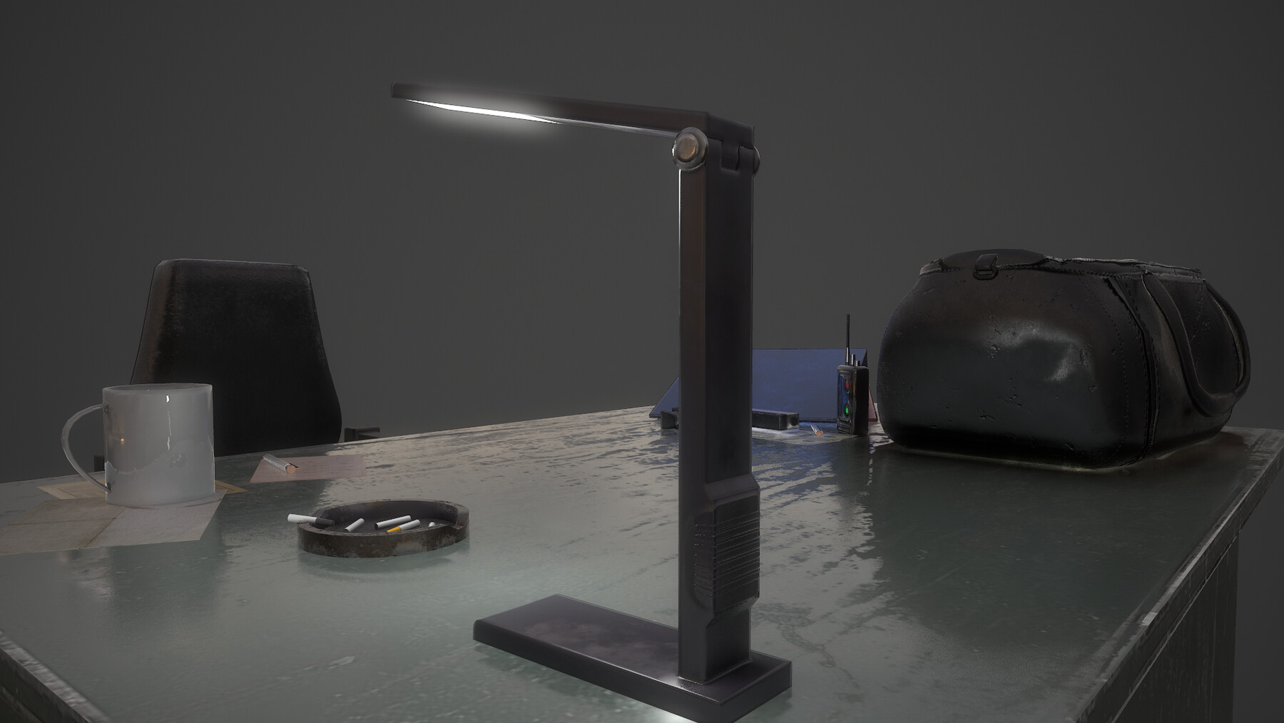 ArtStation - Police Desk Pack | Game Assets