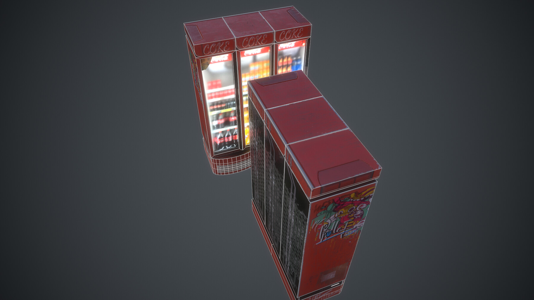 ArtStation - Cola Vending Machine | Game Assets