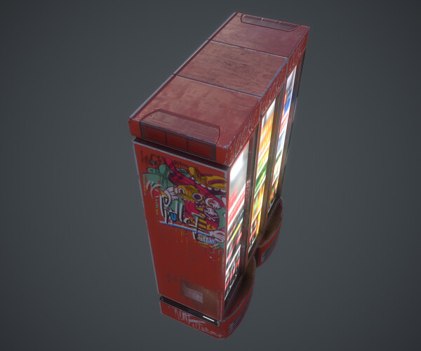 ArtStation - Cola Vending Machine | Game Assets