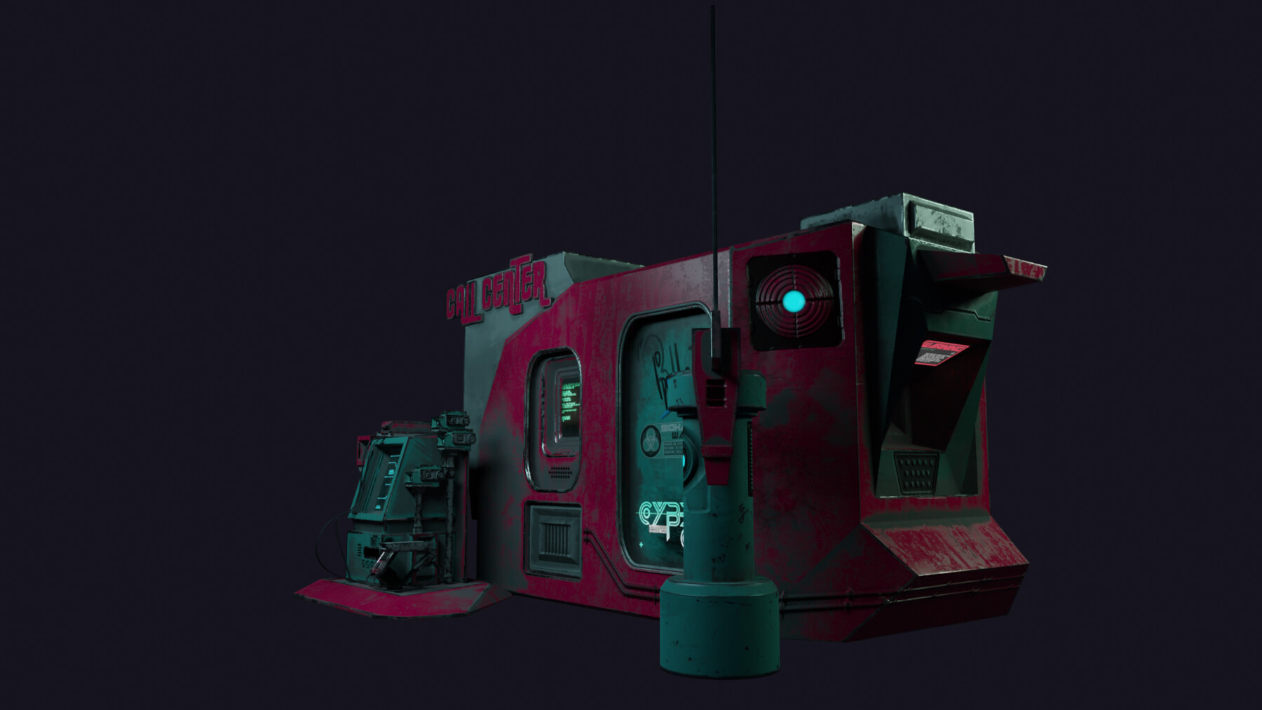 ArtStation - Sci-fi Call Center | Game Assets