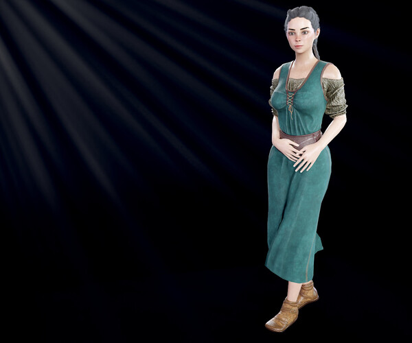 ArtStation - Female NPC pack | Game Assets