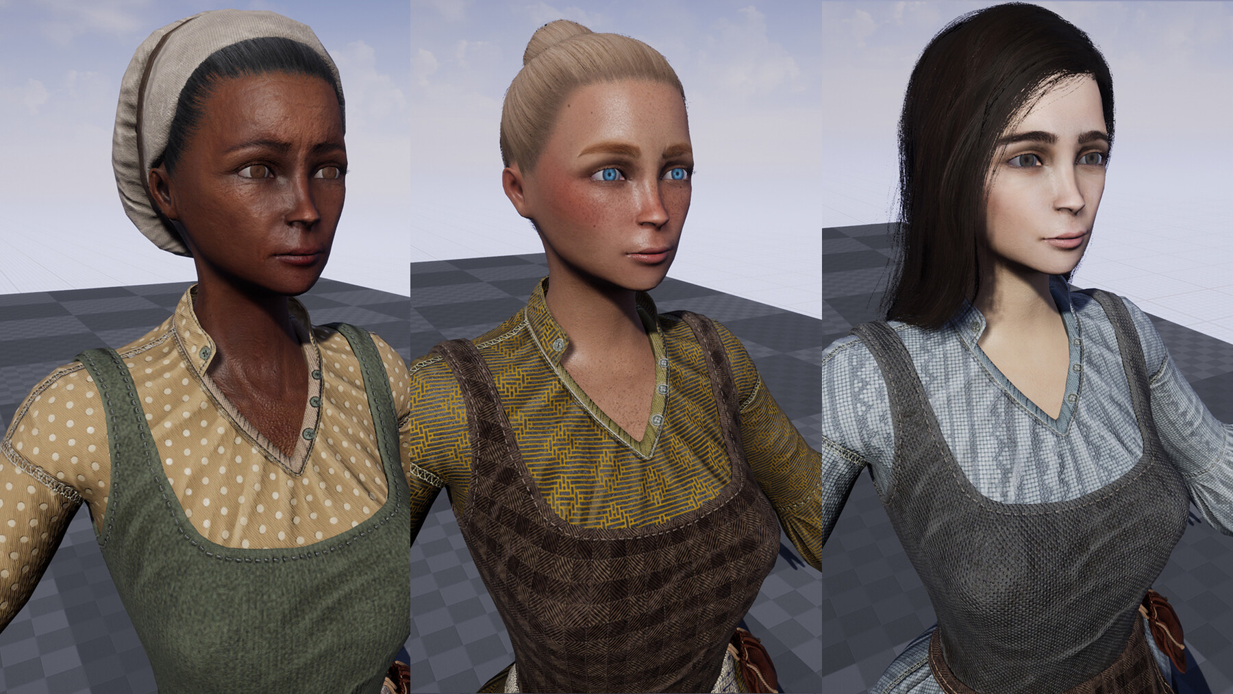 ArtStation - Female NPC pack | Game Assets