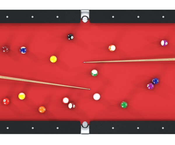 ArtStation - Pool Table 02 | Game Assets