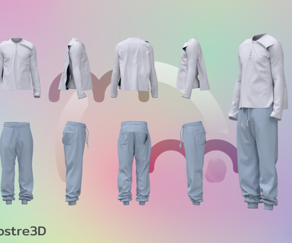 ArtStation - (Menswear) Pajamas | Resources