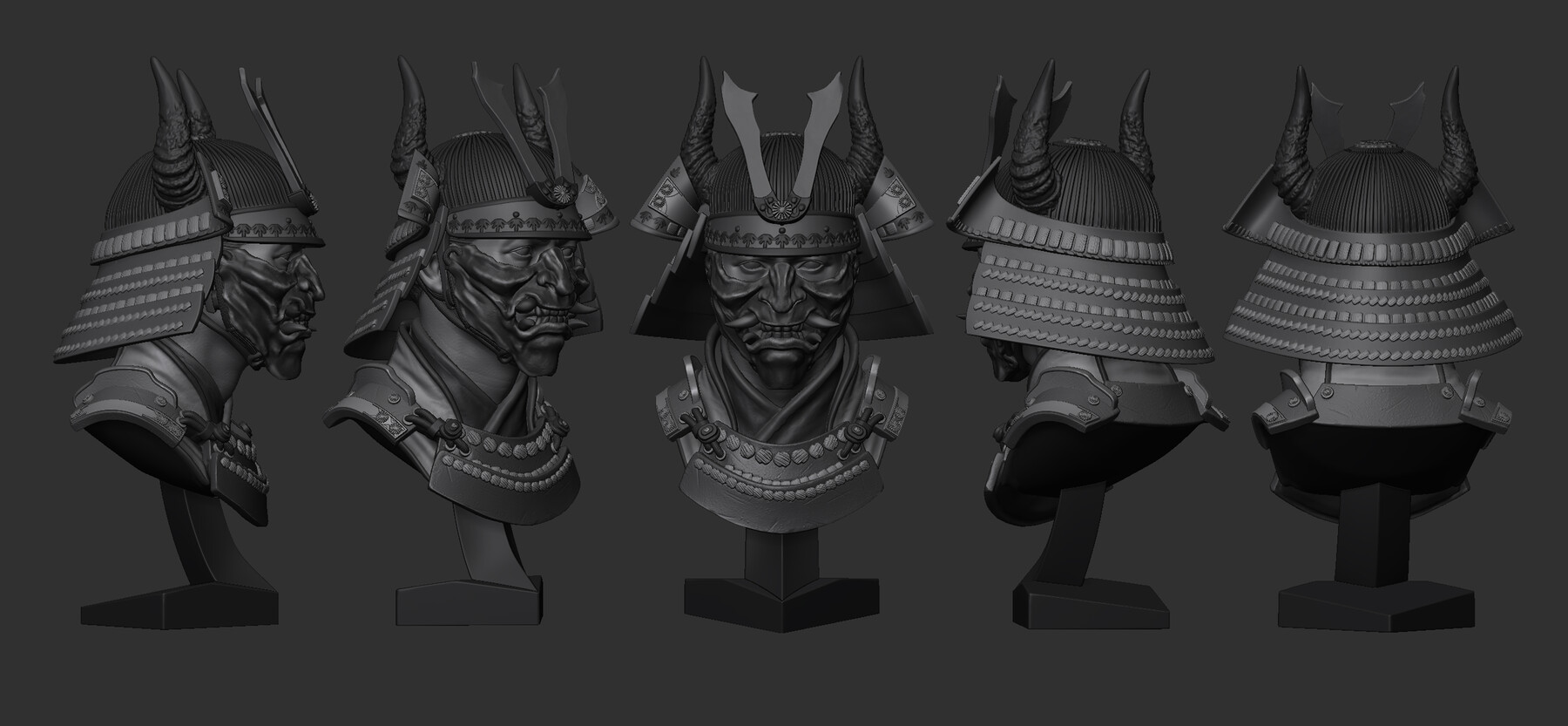 ArtStation - Samurai Bust | Resources
