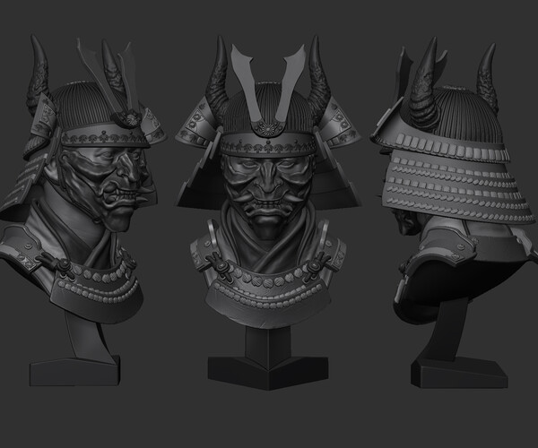 ArtStation - Samurai Bust | Resources