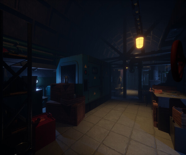 ArtStation - Modular Mini Bunker For UE | Game Assets