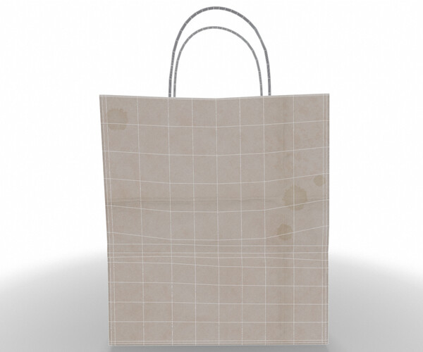 ArtStation - Paper Bag 3D Model | Resources